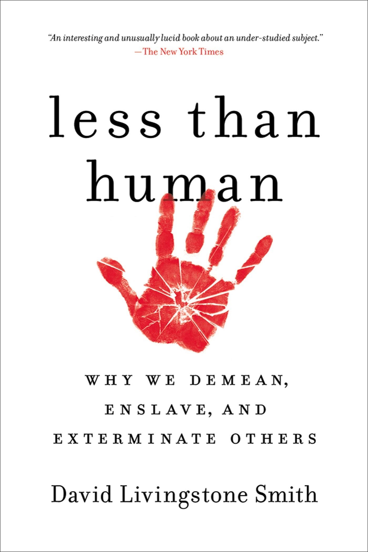BOOK: Less Than Human – Sunday to Saturday